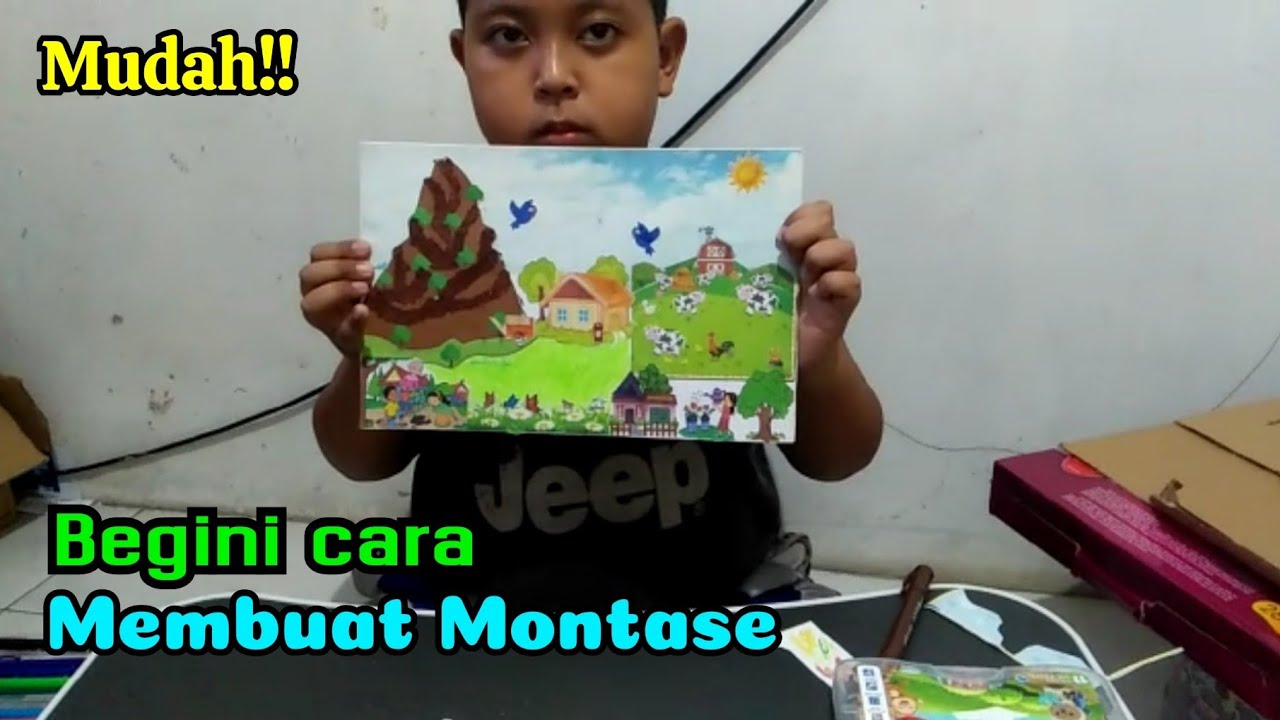 🔴 BEGINI CARA MEMBUAT MONTASE - SEKOLAH DASAR - YouTube