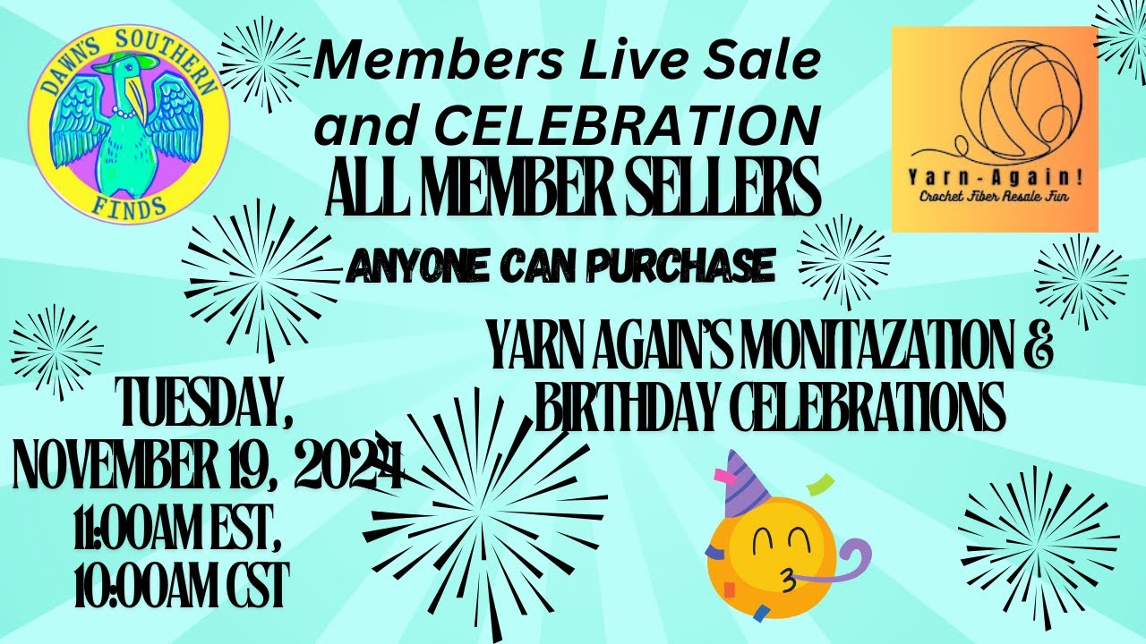member sale and celebration 11-19-24 - YouTube