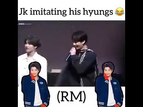 bts jongkook üyeleri taklit ediyor