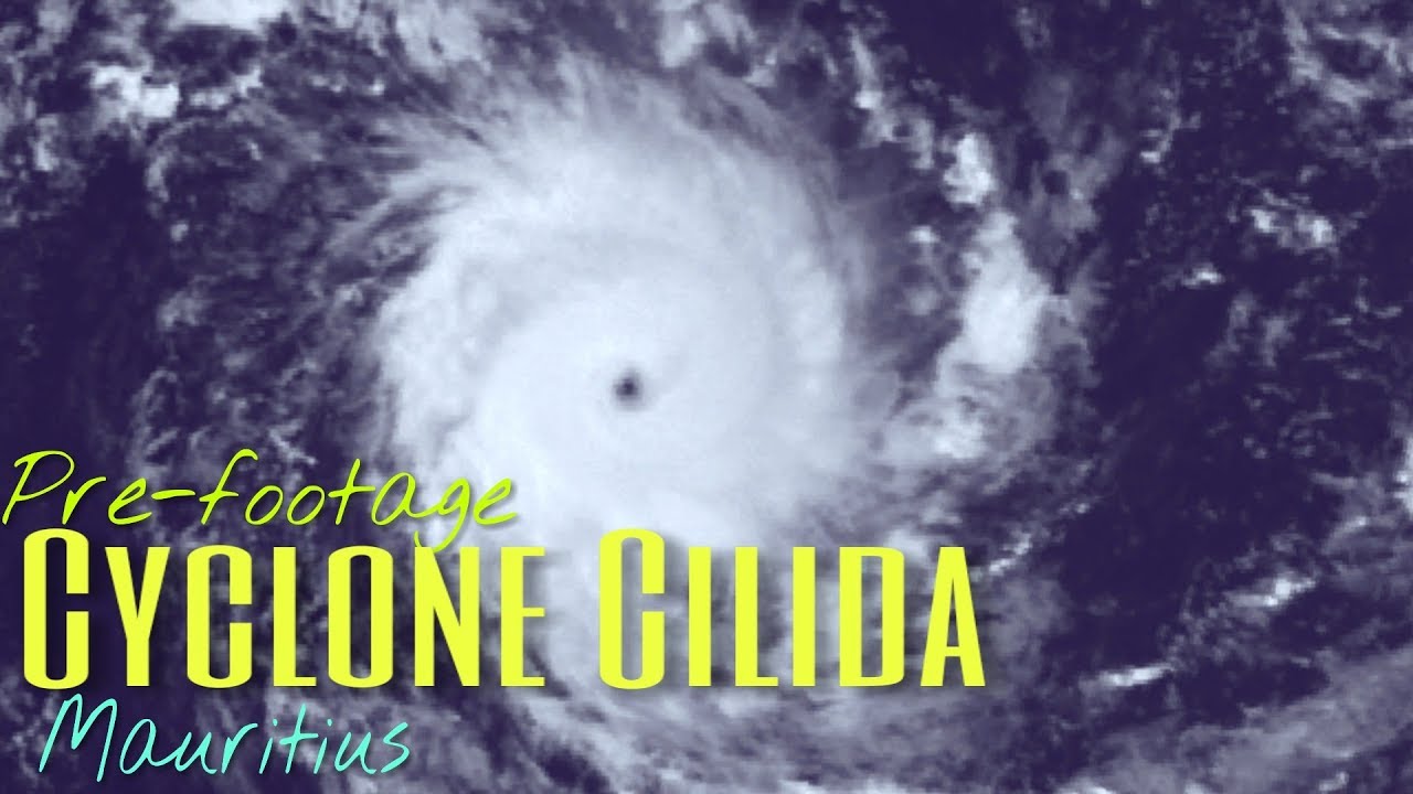 Tropical Cyclone Cilida Category 4 Mauritius - YouTube