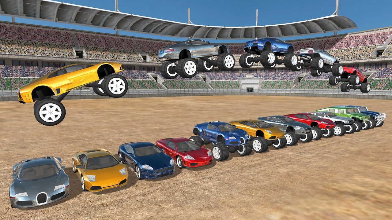 Offroad Bounce game preview - monster truck bigfoot car racing fun cool ...