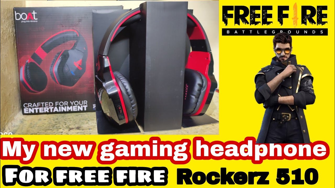 My new gaming headphone for free fire😍boat rockerz 510|best gaming ...