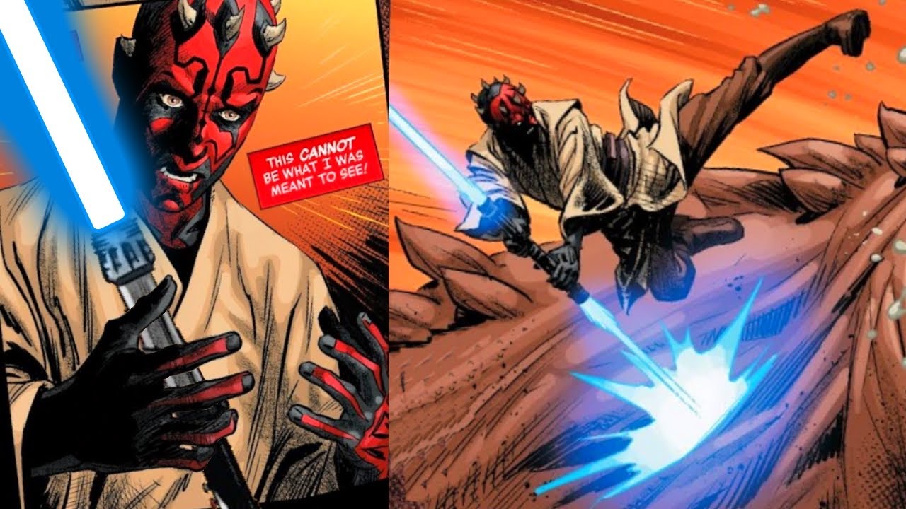 When Darth Maul Found his Blue Lightsaber(Canon) - Star Wars Comics ...