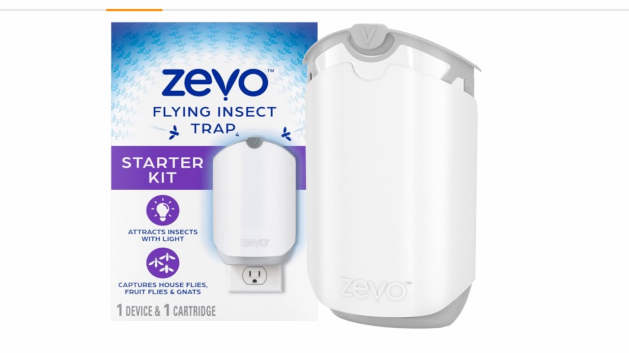 Zevo Flying Insect Trap - YouTube