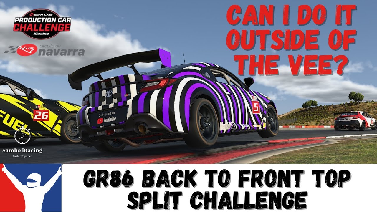 Back To Front Top Split Challenge - GR86 Production Car at Navarra ...