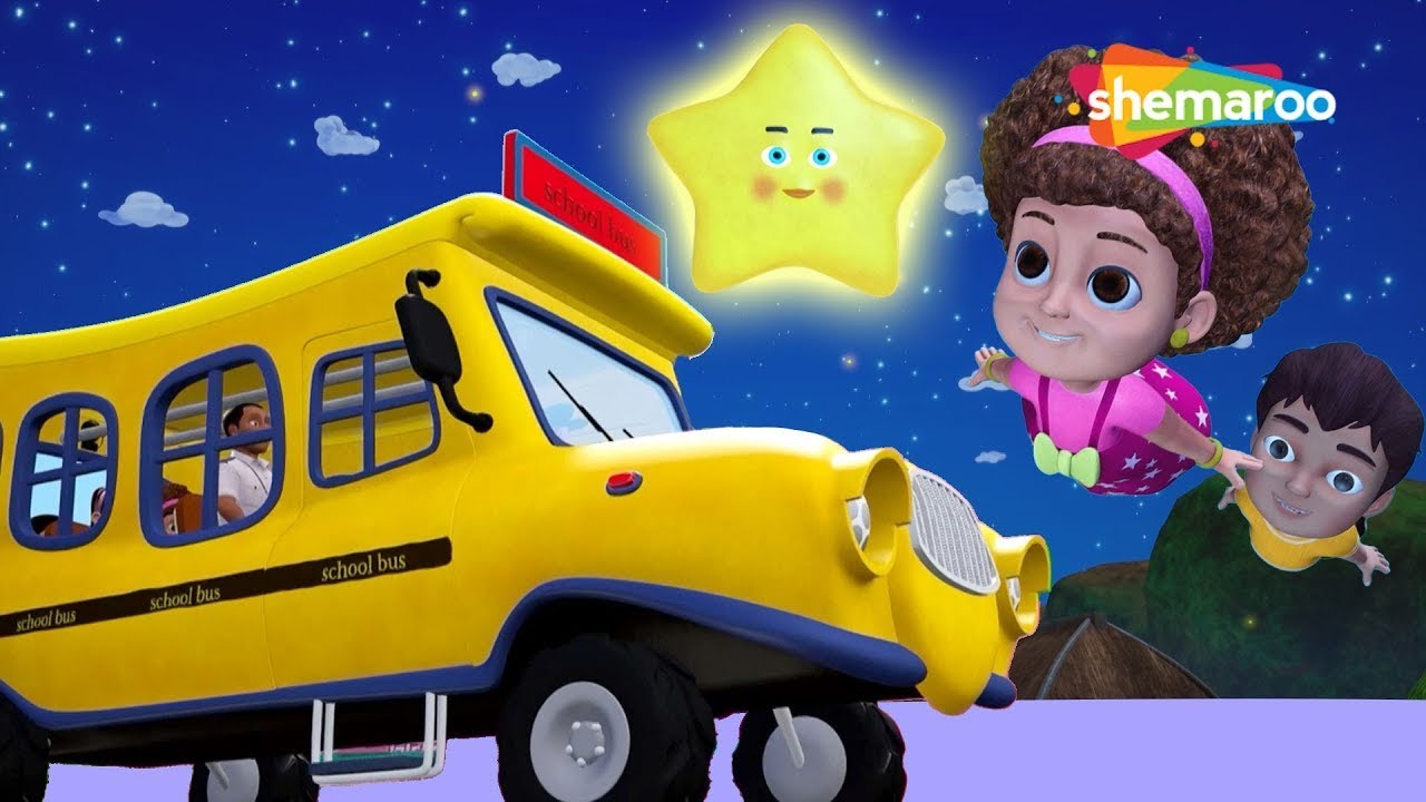 Wheels on the Bus + Twinkle Twinkle Little Star 3D Nursery Rhymes for ...