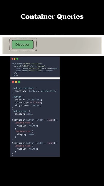 Container Queries 🔥#shortvideo #bts #coder #codinglover #html #like - YouTube