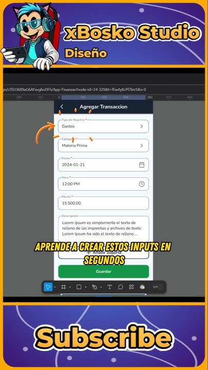 Cómo crear un input profesional en Figma en segundos ⚡ #shorts - YouTube