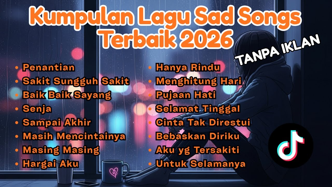 Kumpulan Lagu Sad Songs Terbaik 2026 🎧 Viral TikTok + Lirik | Playlist ...