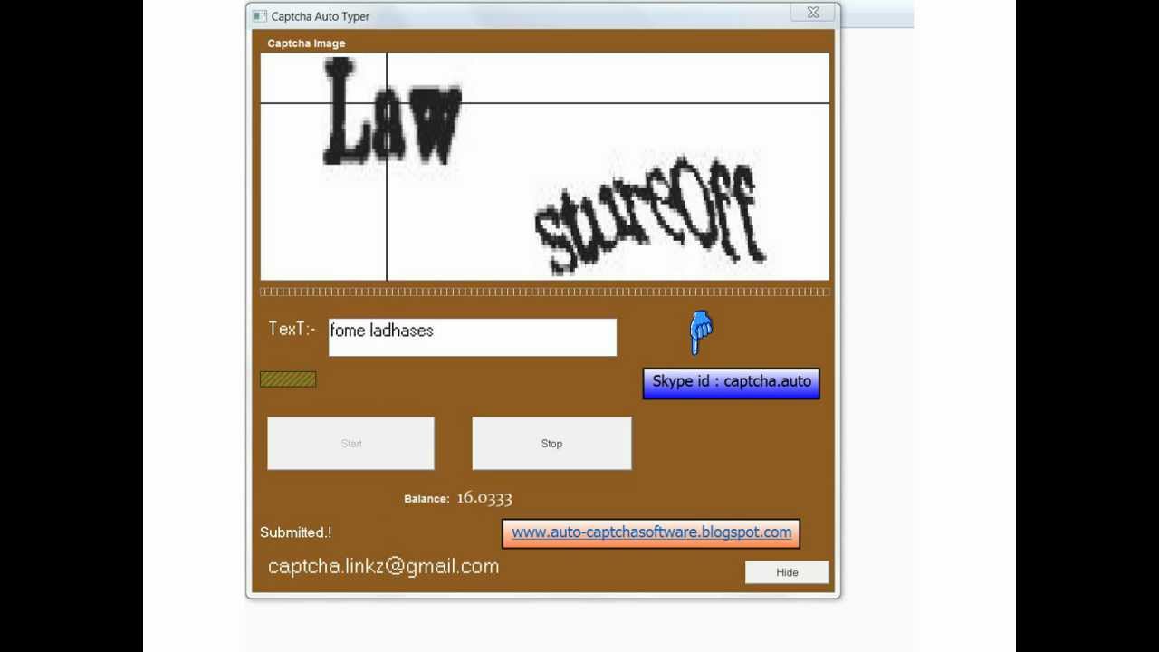 auto captcha software - YouTube