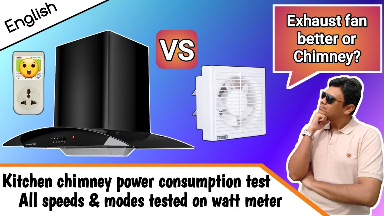 [Eng] Kitchen Chimney Glenn power consumption test All Modes| More ...