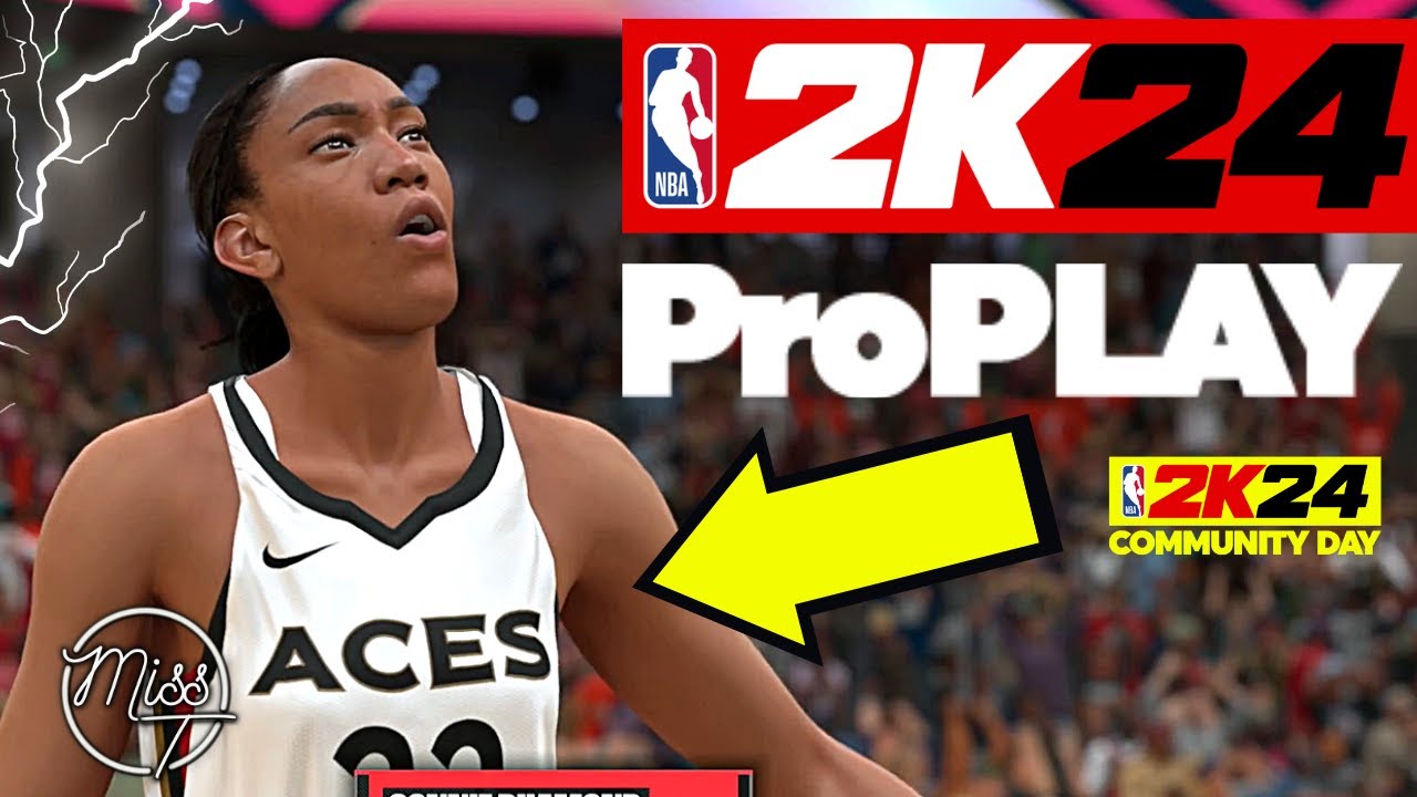 NBA 2K24 WNBA PlayNow Gameplay with ProPlay | Liberty vs. Aces | #misst ...
