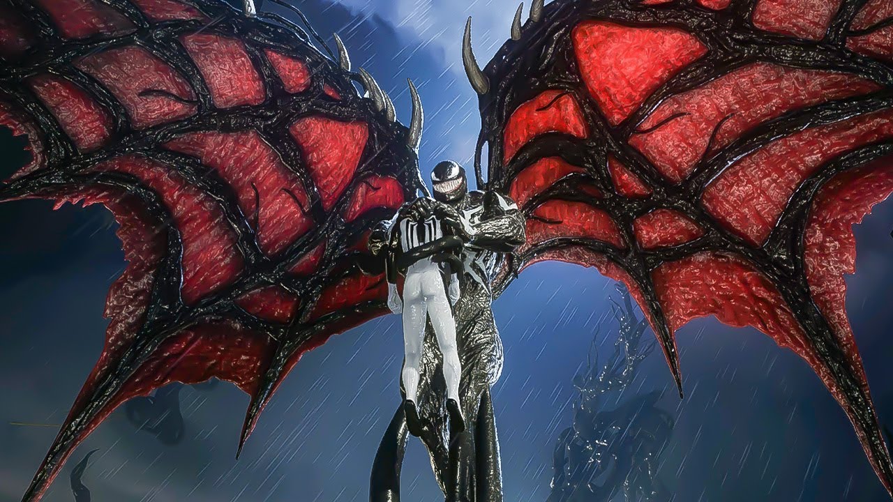 Winged Venom is wild - Marvel’s Spider-Man 2 PS5 (Spiderman 2 2023 ...