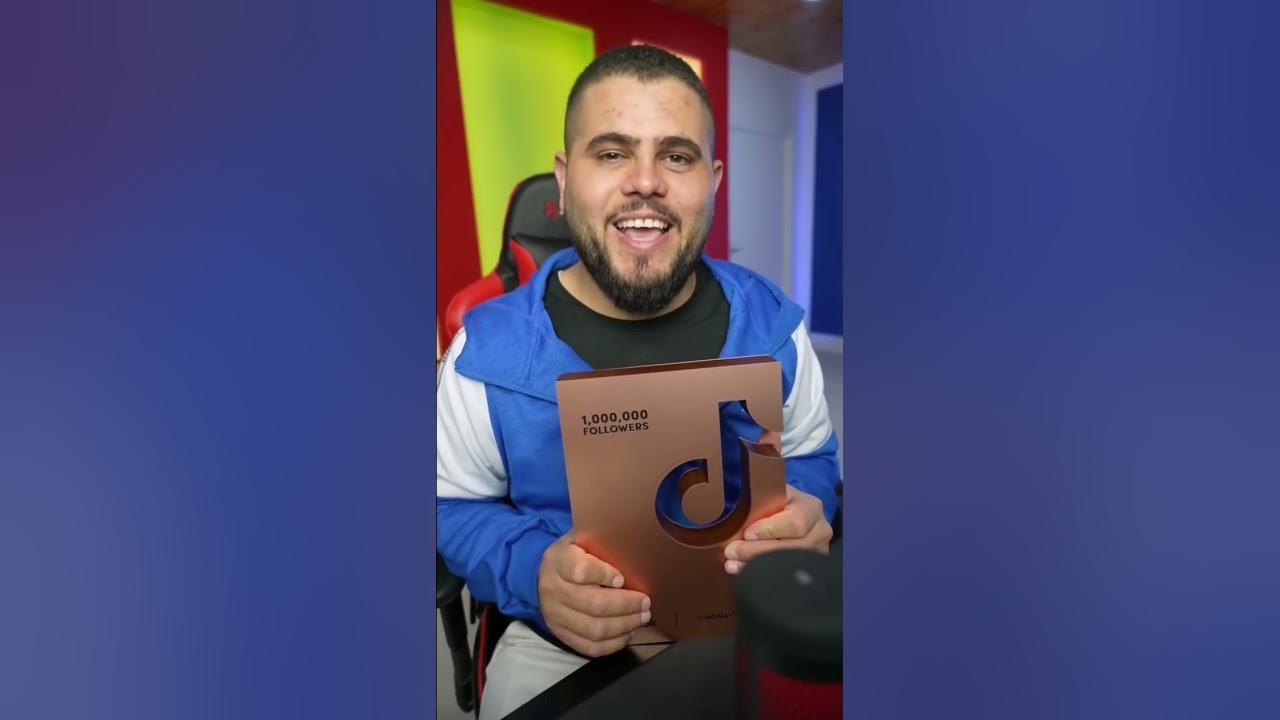 وصل درع التيك توك للمليون متابع Youtube