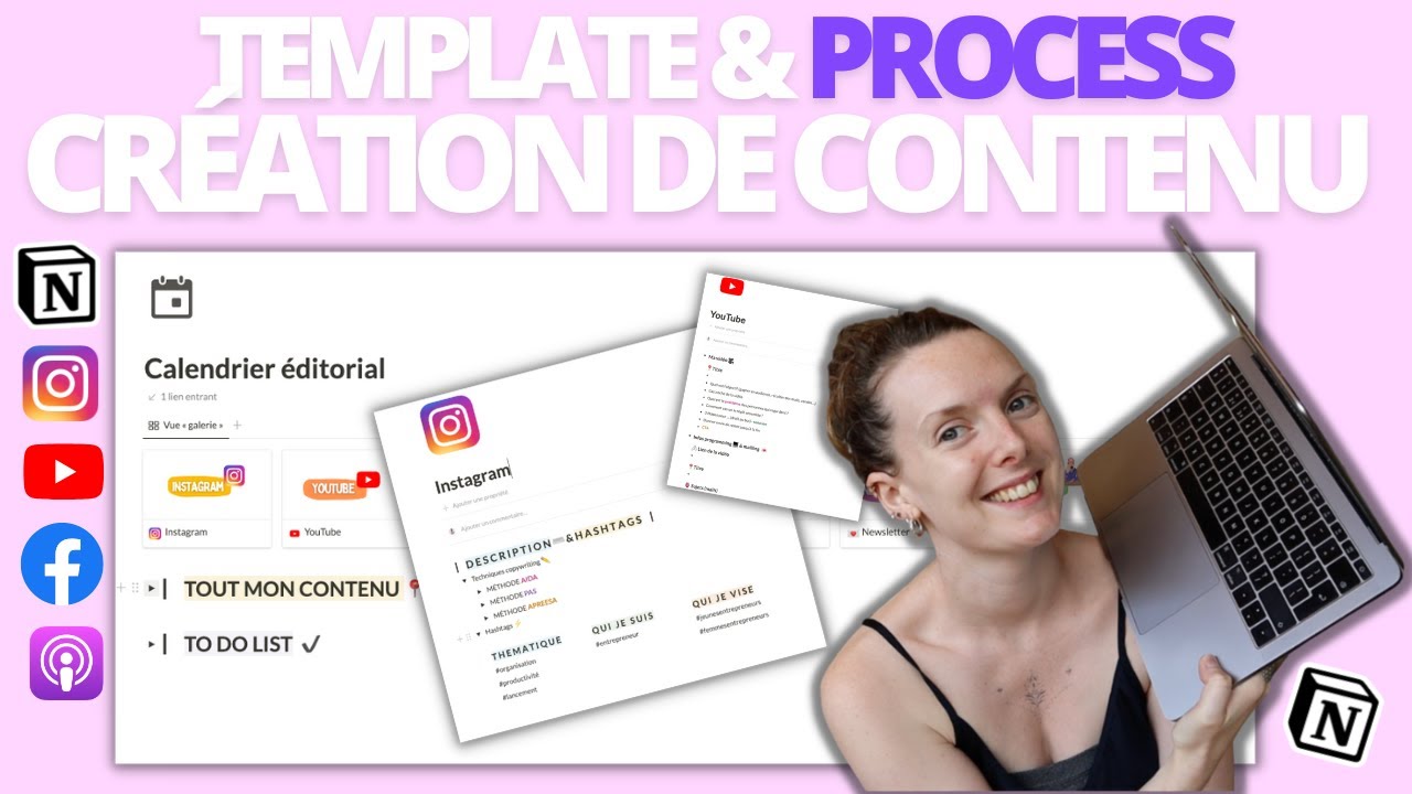TUTO NOTION | Comment créer des process de création de contenu sur Notion - YouTube