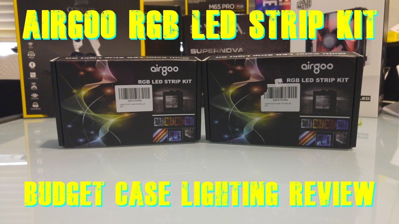 airgoo RGB Lighting Kit! Budget case lighting review! - YouTube