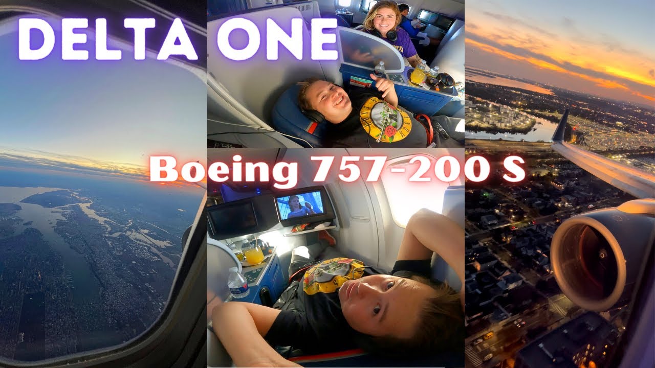 Flying Delta One Denver to JFK | AMAZING SUNSET 13L ARRIVAL! - YouTube