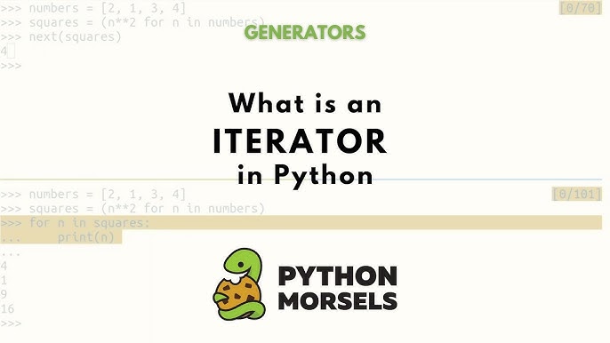Introduction To Python Iterators And Generators Python Introduction To Python Iterators And Generators Python