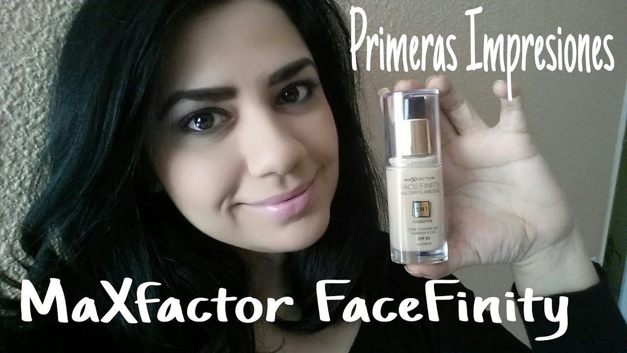 Primeras Impresiones MaxFactor FaceFinity - YouTube