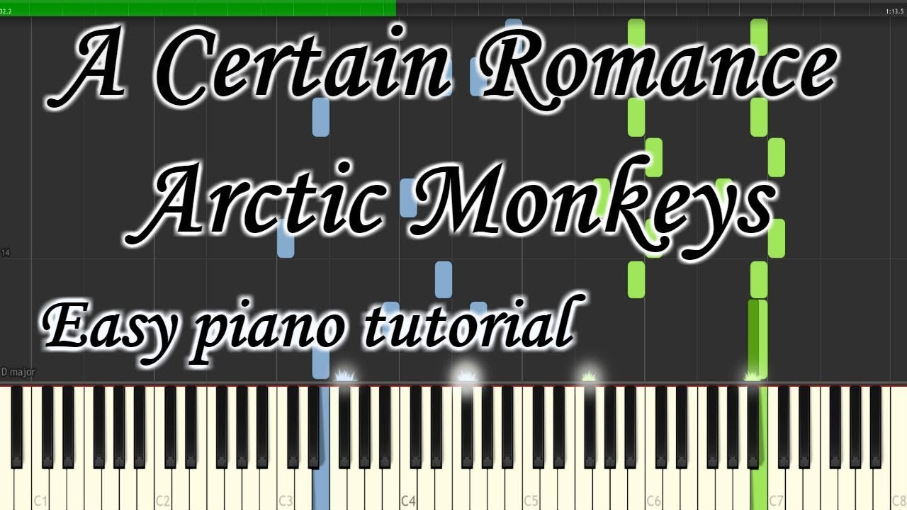 A Certain Romance - Arctic Monkeys - Very easy and simple piano ...