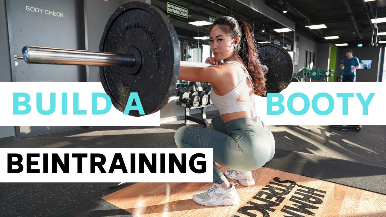 Komplettes Beintraining Für Booty Gains Frauen Im Gym Youtube