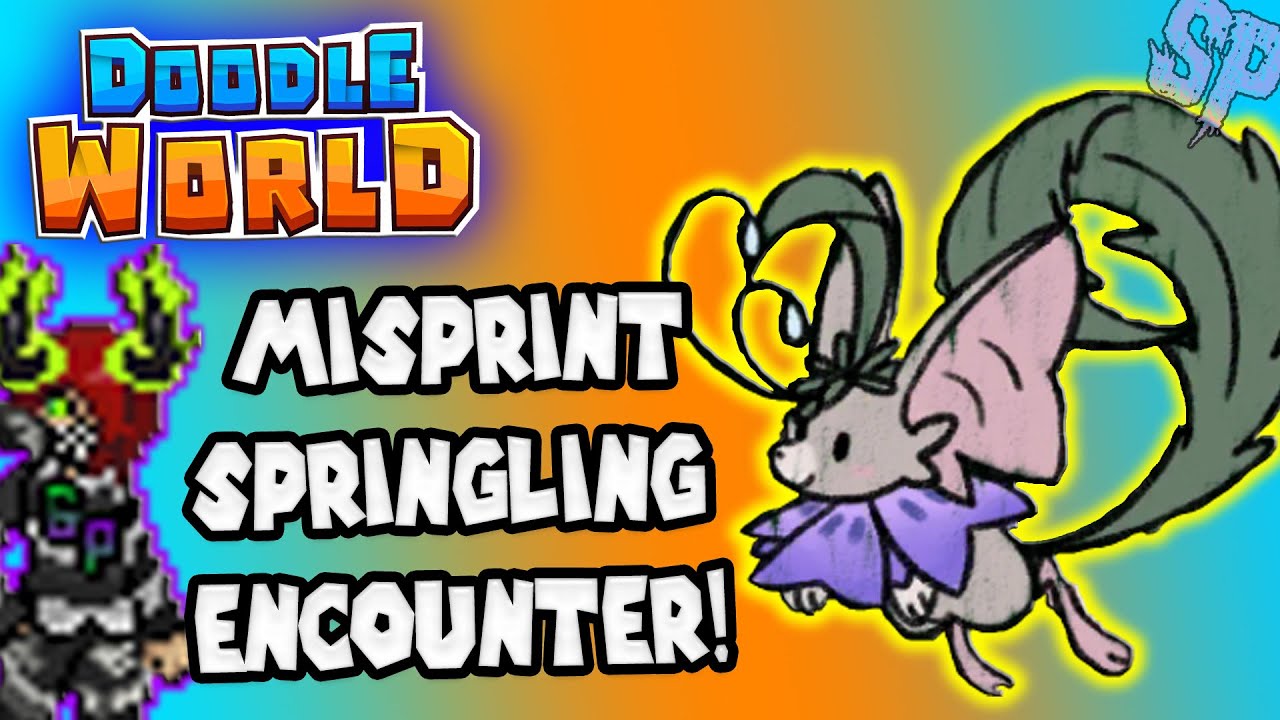 Misprint Springling Encounter! Doodle World (Roblox) (2022) - YouTube