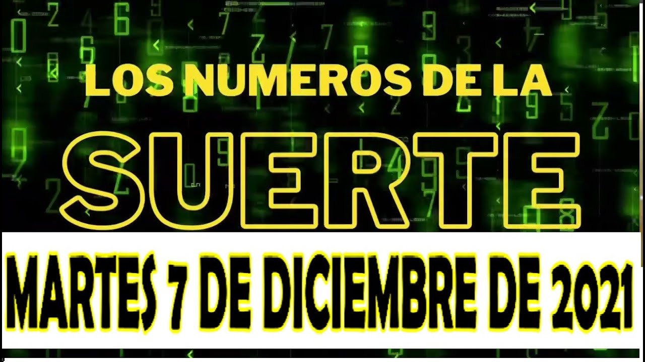 números de la suerte para hoy 💸🤑 NUMEROS LOTERÍA HOY 💸 GANESE EL CHANCE ...