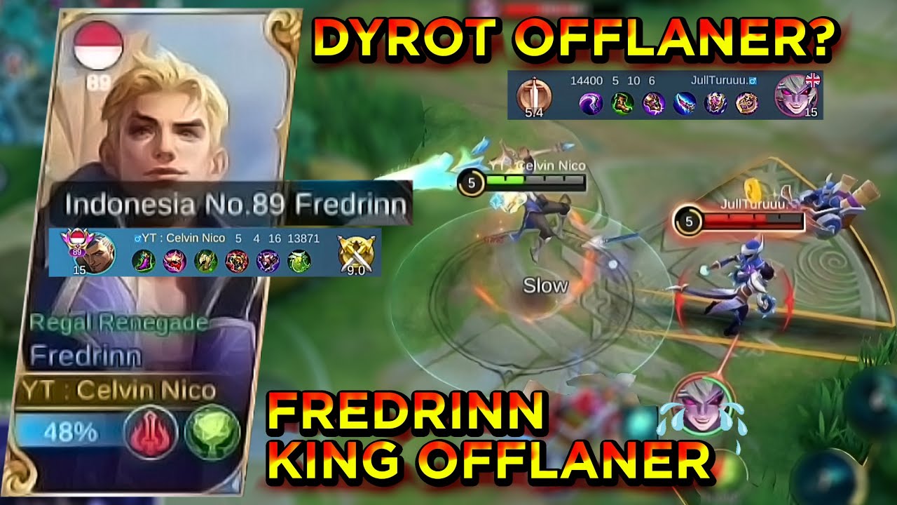 FREDRINN VS DYROT, PAKE BUILD ANDALAN CUKUP | FREDRINN TOP GLOBAL ...