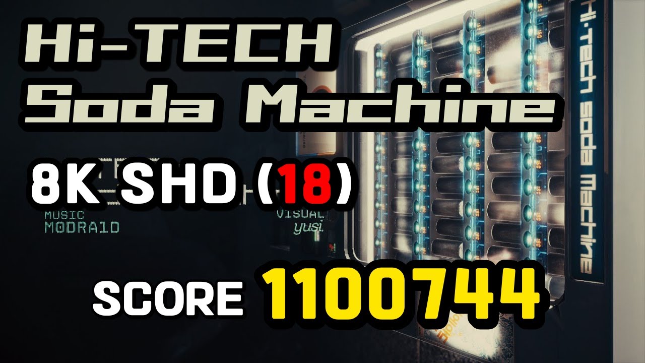 Hi-TECH Soda Machine 8K SHD ALL COOL [ EZ2ON REBOOT : R ] - YouTube