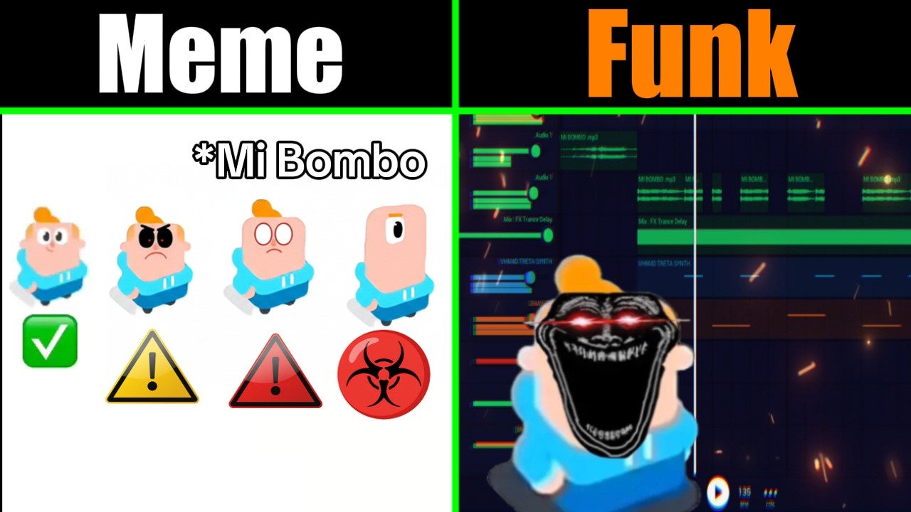 Mi Bombo Original Meme vs Funk - YouTube