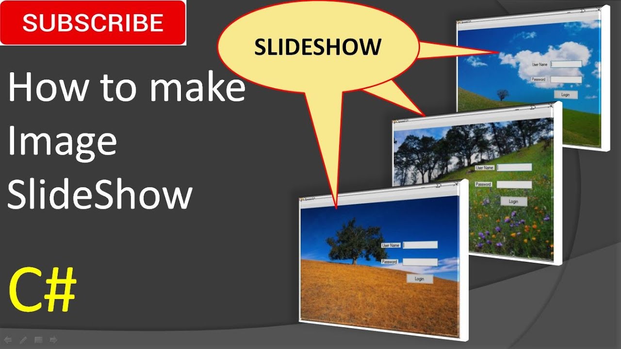 How To Make Image SlideShow In C Step By Step YouTube How To Make Image SlideShow In C Step By Step YouTube