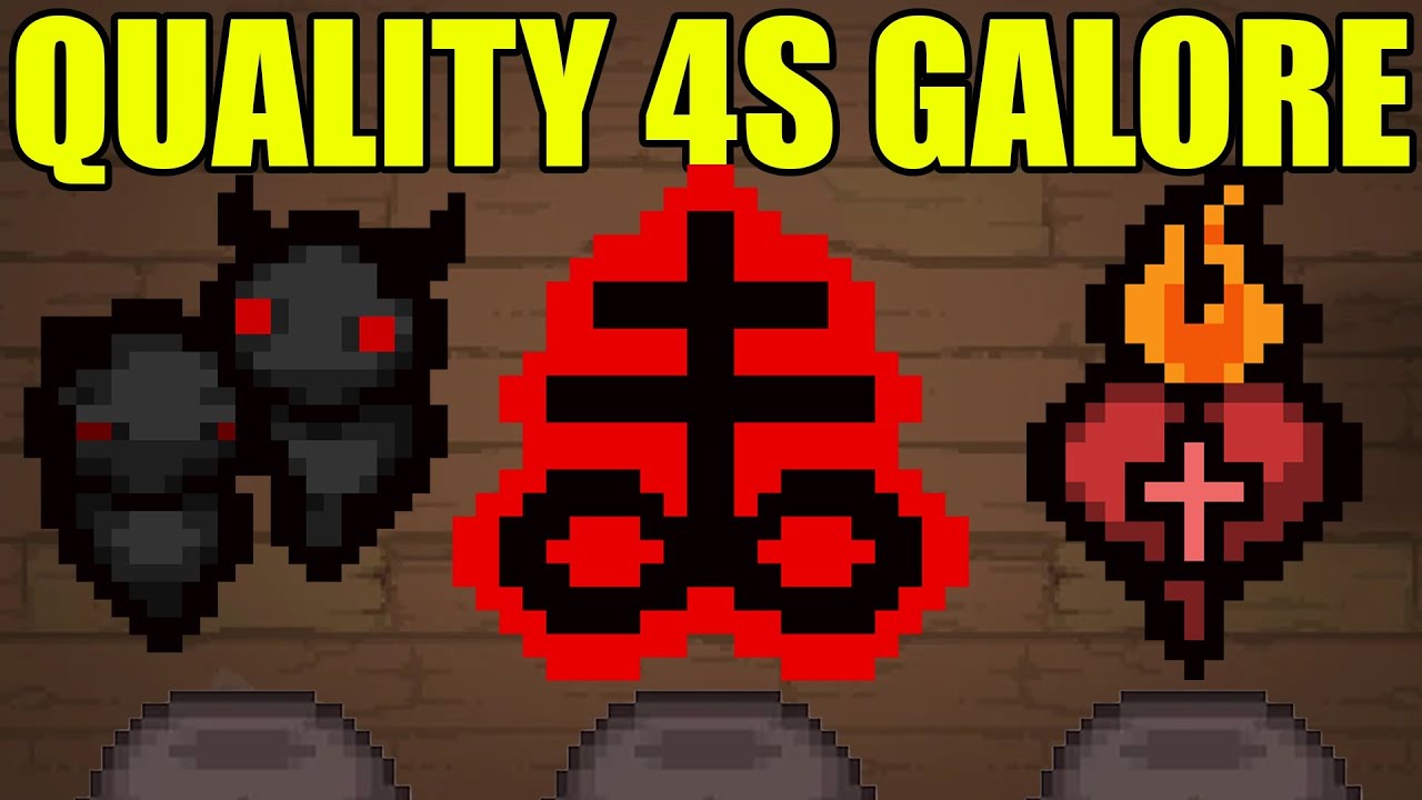 Tainted Isaac ALWAYS Gets So Many QUALITY 4 Items! - YouTube