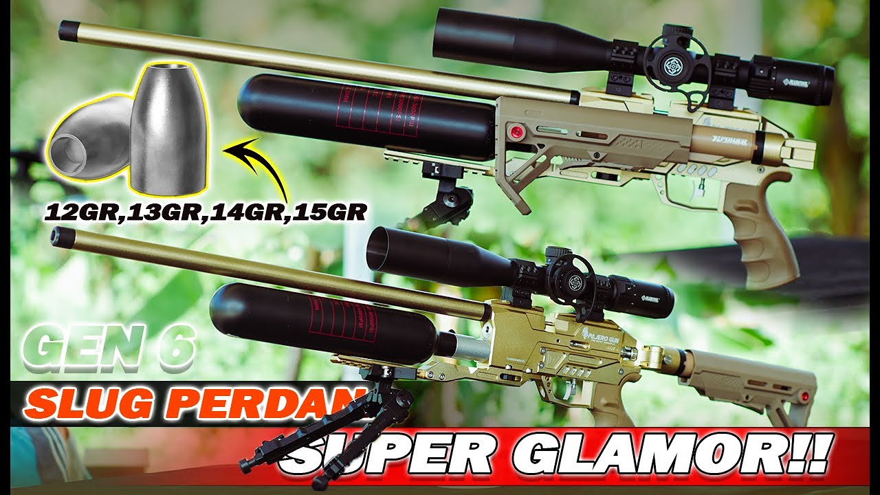 SUPER GLAMOR!! TES AKURASI PCP PREDATOR LARAS SLUG NON REGUL DI JARAK ...