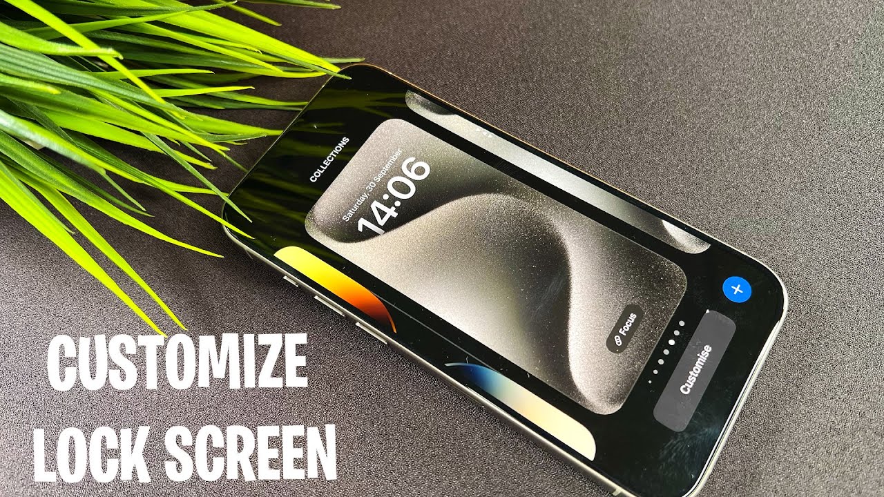 How To Customize Lock Screen On iPhone 15 Pro / Pro Max / Plus / 15 ...