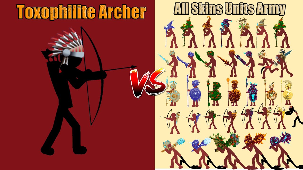 😱Toxophilite Archer Vs All Skins Units Army || Stick War Legacy - YouTube