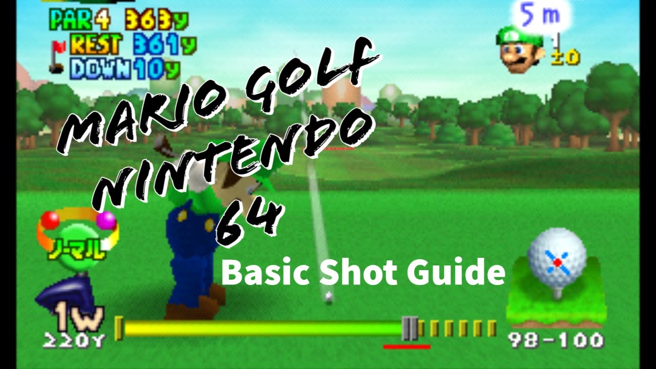 Mario Golf Guide | How To Hit Shots You Need To Beat The Game - YouTube