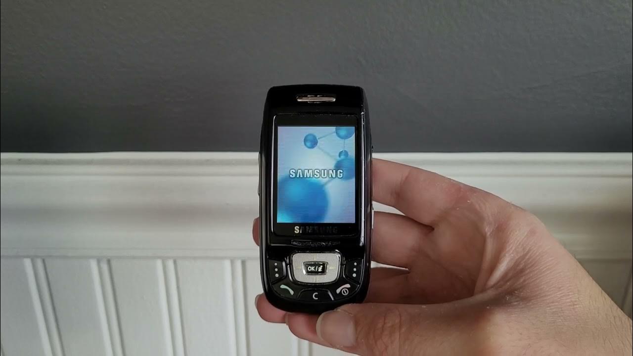 Samsung SGH-D500C Startup/Shutdown (Both Variants) - YouTube