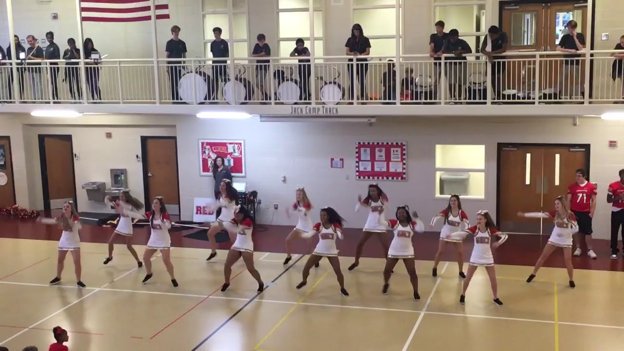 Elementary Pep Rally Hip Hop Dance - YouTube
