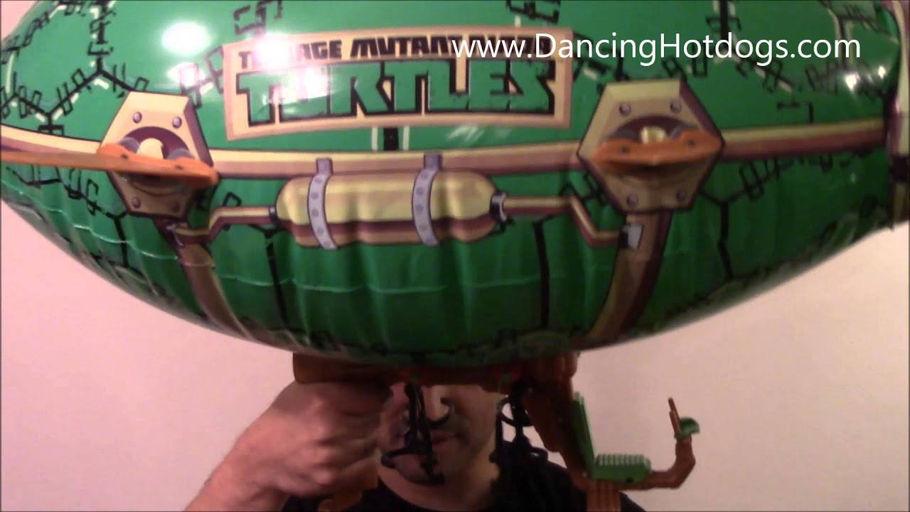 Teenage Mutant Ninja Turtles Turtle Blimp Product Review - YouTube