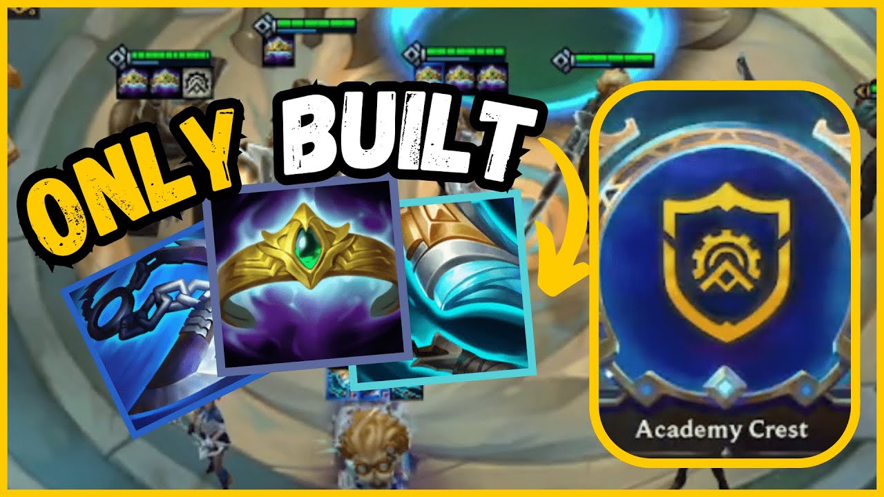 I *ONLY* BUILT ACADEMY ITEMS!! | TFT Set 13 Gameplay - YouTube