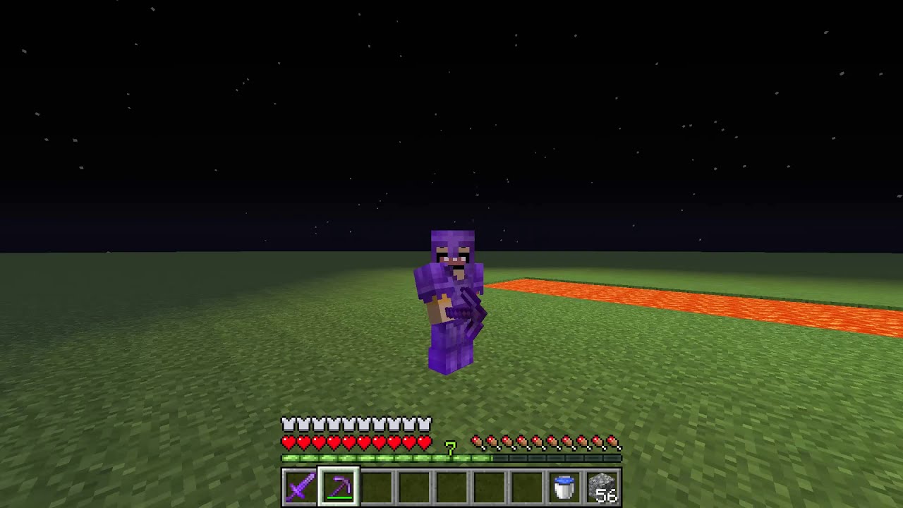 How to build a nether portal from a lava pool! - YouTube