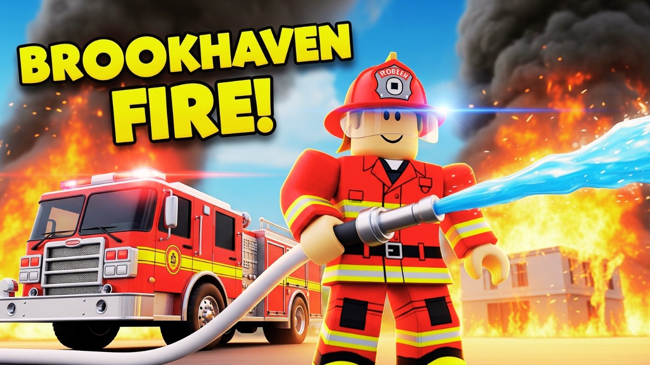 ANTICIPATE BROOKHAVEN'S BIGGEST FIRE Firefighter Roleplay - YouTube