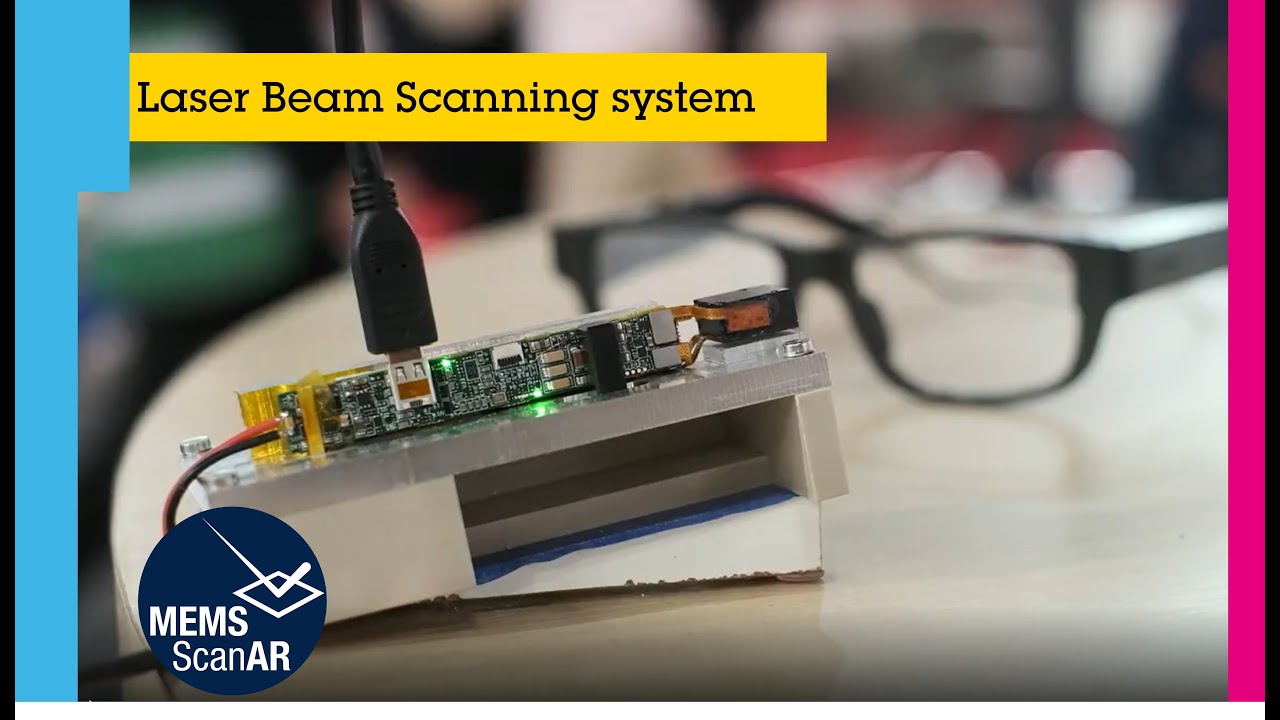 ST@MWC2022 - Laser Beam Scanning System for AR applications - YouTube