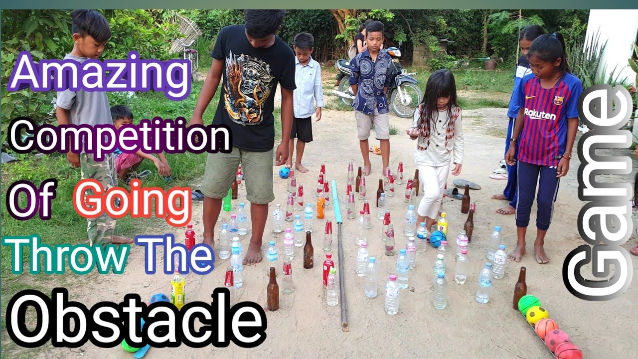 Amazing Competition Going Through The Obstacle | Fun Outdoor Game - YouTube