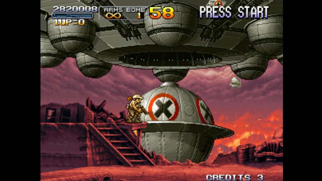 JUGANDO METAL SLUG (jefe final) - YouTube