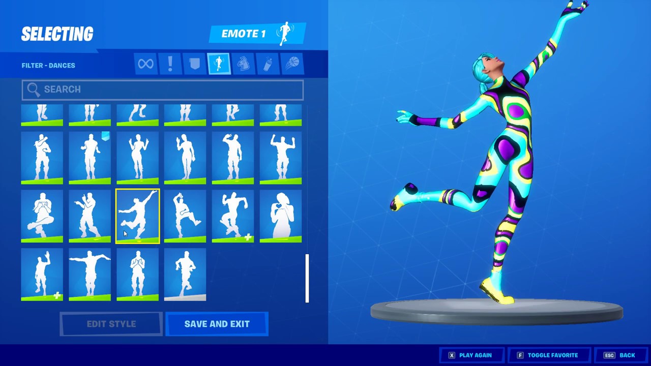 *NEW* Fortnite Nightlife Skin Doing All My Emotes/Dances - YouTube