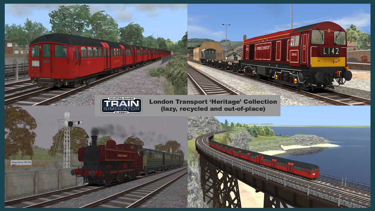 London Transport 'Heritage' Collection review ~ Train Simulator - YouTube
