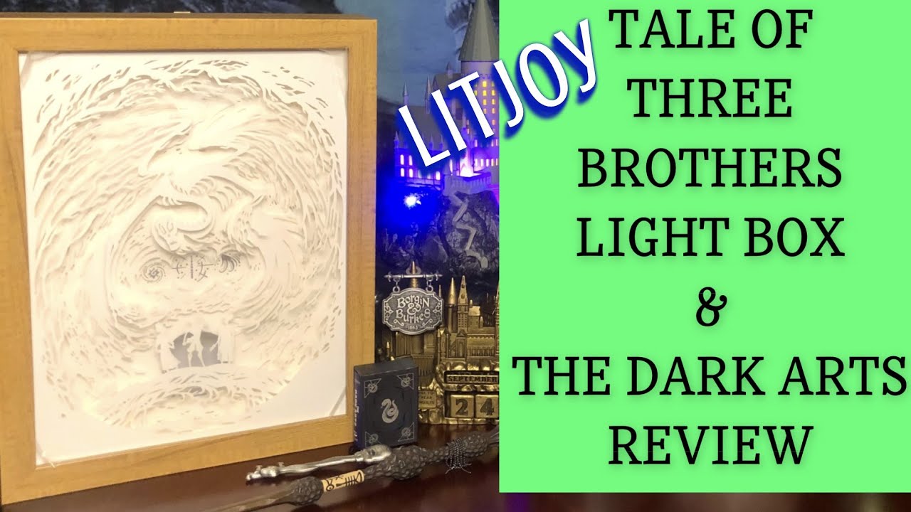 LITJOY || TALE OF 3 BROTHERS LIGHT BOX || TINY DARK ARTS BOOK || HARRY ...