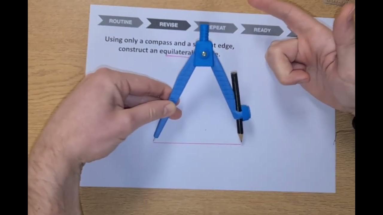 Constructing an equilateral triangle using a compass and a straight ...