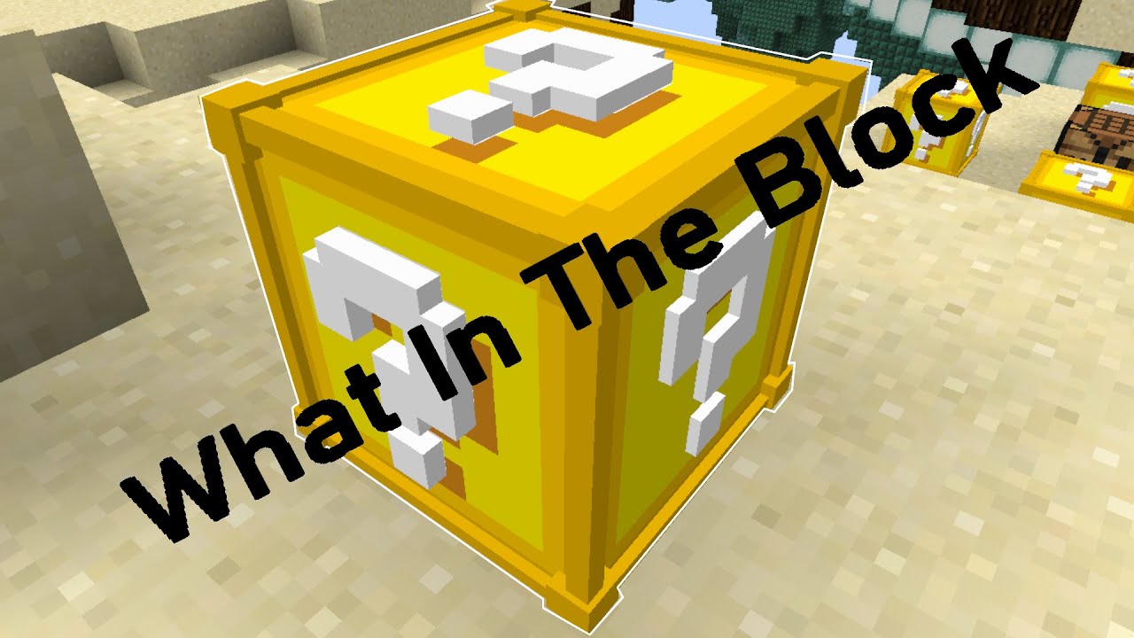 What In The Block?? CubeCraft Lucky Block - YouTube